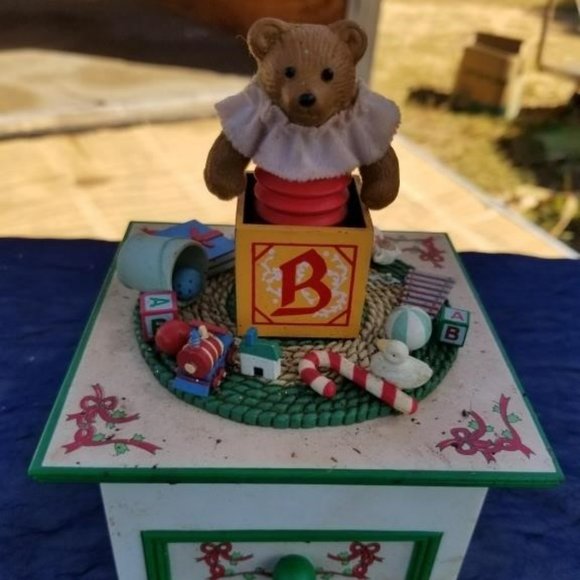 Schmid | Holiday | Schmid Music Box Holiday Bear Toys Christmas 992 ...